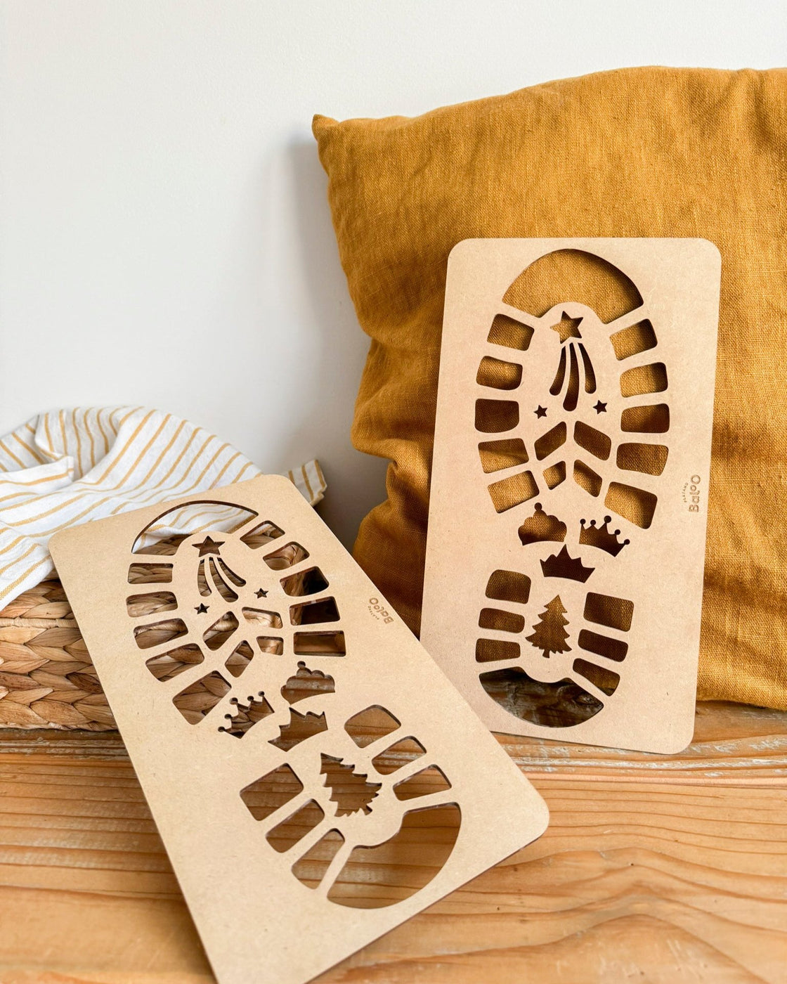 Huellas Papá Noel, Reyes Magos y Duende Travieso — Plátano Baloo